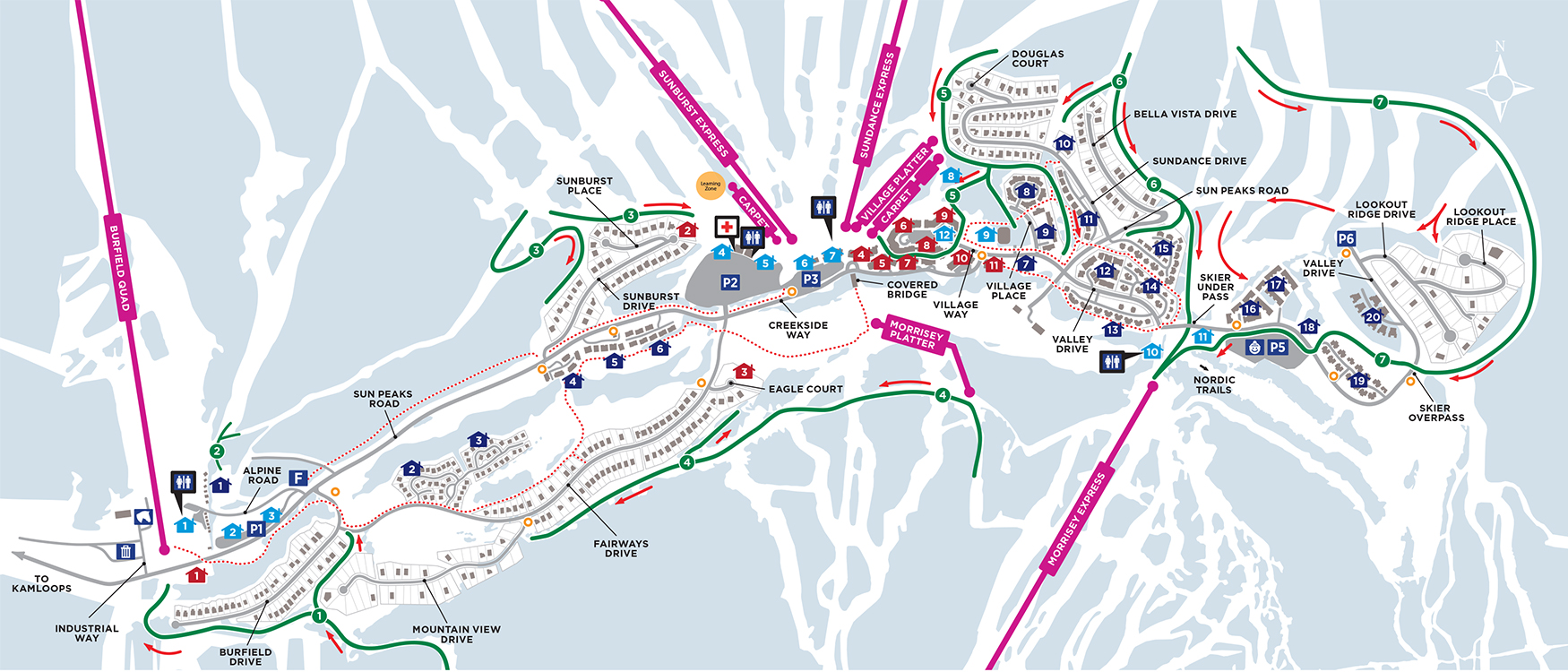 Village Map | Sun Peaks Resort