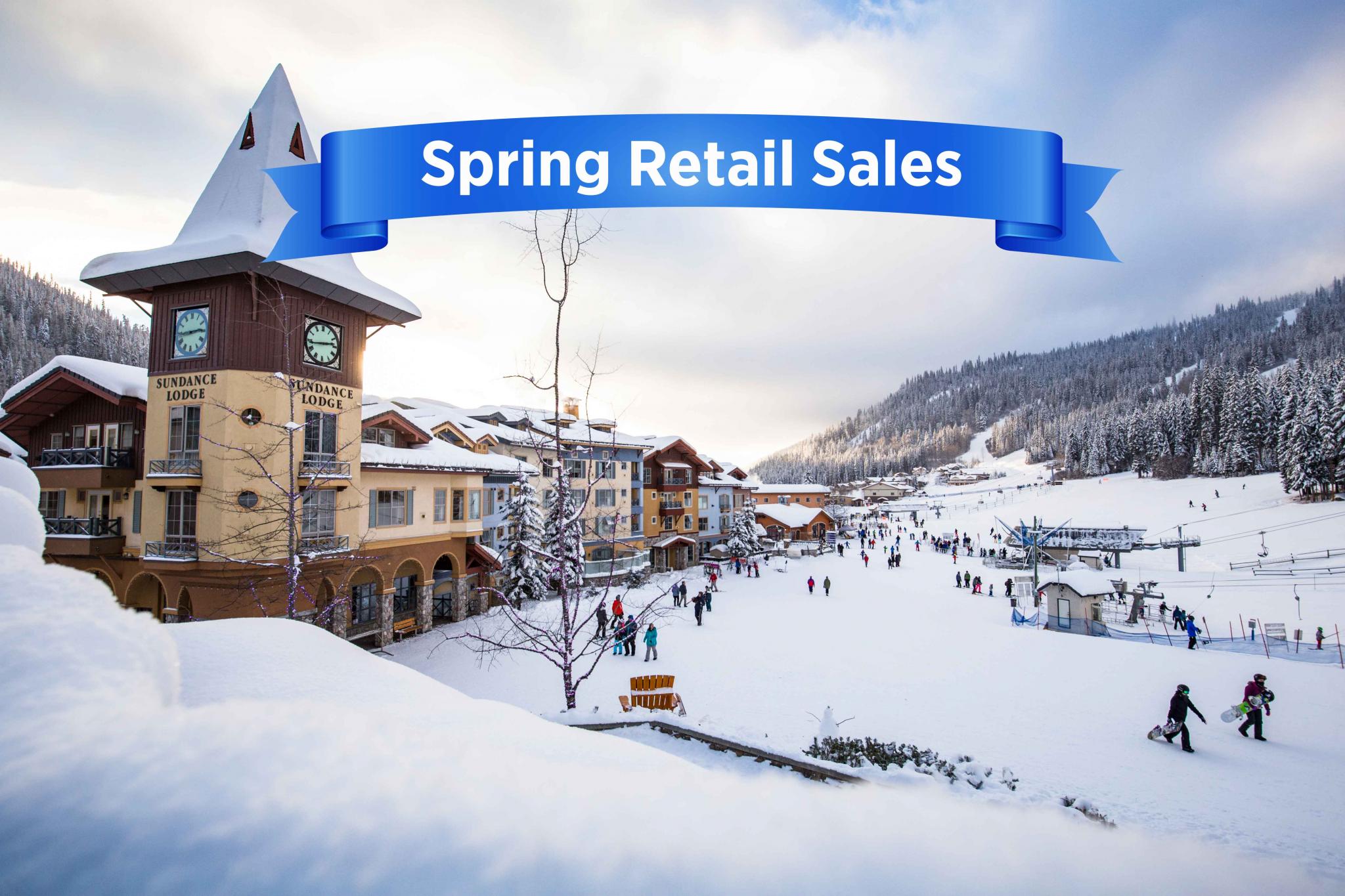 Spring Retail Sales | Sun Peaks Resort