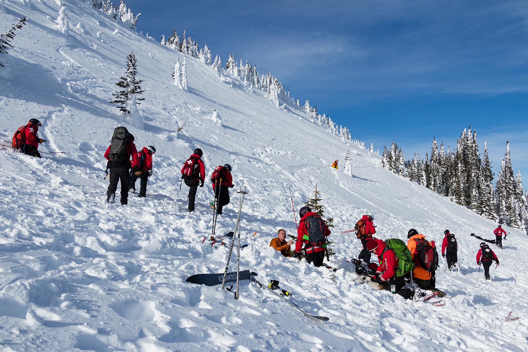 Avalanche Exercise Helps Sun Peaks Ski Patrol Stay Sharp | Sun Peaks Resort