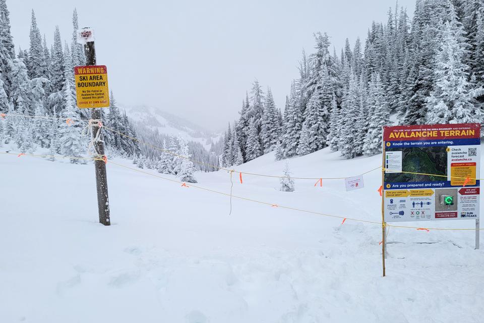 Ski Resort Boundary & Backcountry Safety | Sun Peaks Resort